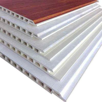 China PVC Ceiling Panel Extrusion Line 600mm Max Width Conical Twin Screw Extruder for sale