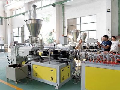 China Laminated PVC Profile Extrusion Line Wall Panel 20cm Ceiling Production Line for sale