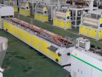 China PVC Profile Extrusion Line 22-55KW Motor Power for Window Door Ceiling Trunking for sale