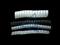 China PE Flame Retardant Wrapping Band 10mm to 25mm Inner Diameter Milky White Black for sale