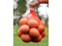 China Small Batch Flexible Custom Plastic Fruit Net Packaging for Vegetables and Food 50mm for sale