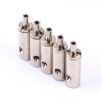 China Brass M5 Cable Gripper for 1-1.5mm Wire 90kg Load Nickel Plated Pearl Chrome for sale