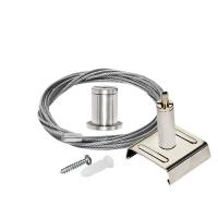 China 4 Wire Square Track Suspension Component Steel Wire Suspension Rod Connector for sale