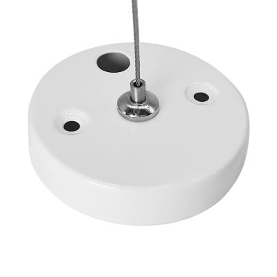China Ceiling Attachment Canopy Plate Ceiling Rose for Pendant Light Wire Rope for sale