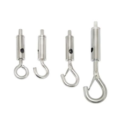 China Adjustable Hanging Light Ceiling Cable Clamp Cable Gripper with Spring Hook for sale