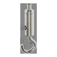 China Stainless Steel Brass Carbon Steel Cable Gripper Led Hanging Fixtures with Hook for sale