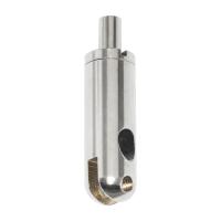 China Slotted Suspension Wire Rope Cable Gripper Brass Stainless Steel Nickel Plated for sale