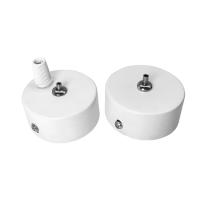 China Carbon Steel Ceiling Lamp Holder Canopy Plate Rose 2 3 4 Holes for Light System for sale