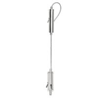 China Bottom Adjustable Steel Cable Suspension Kits External Thread for Hanging Light Custom Length for sale