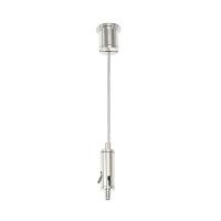 China Bottom Adjustable Steel Cable Suspension Kits External Thread for Hanging Light Custom Length for sale