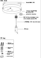 China 100mm 20mm Ceiling Canopy Cable Gripper Lighting Accessories for sale
