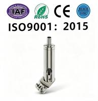 China Brass Material Adjustable Angle Wire Lock Swivel Joint Cable Gripper for Sloped Ceiling Linear Light Hanging for sale