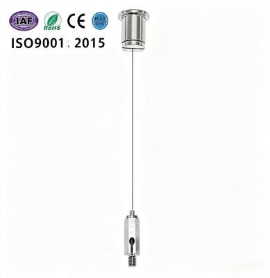 China External Thread Wire Rope Linear Light Suspension Kits For Pendant Lights for sale