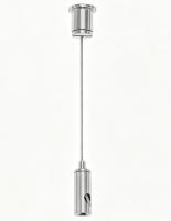 China Linear Lamp Adjustable LED Hanging Kit Brass Ceiling Cable Clip Steel Wire Rope Cable Gripper for sale