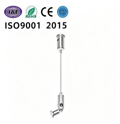 China Adjustable Swivel Joint Internal Thread Suspension Kits For Linear / Panel Lighting for sale