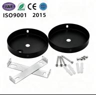China Single Hole Double Hole Ceiling Canopy for Steel Wire Power Cable Suspended Lamp for sale