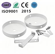 China Single Hole Double Hole Ceiling Canopy for Steel Wire Power Cable Suspended Lamp for sale