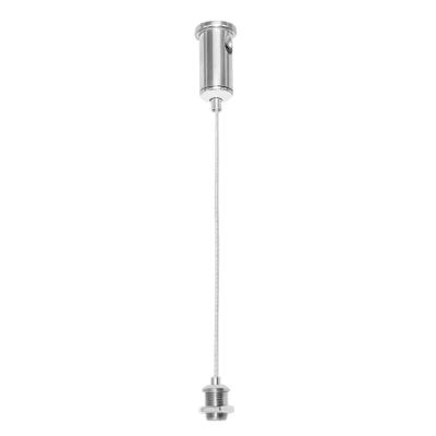 China Adjustable Led Hanging Kit Cable Gripper Iron Steel Wire Rope Ceiling Cable Clip for Linear Lamp for sale