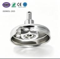 China Height Adjustable Stainless Steel Disc Cable Gripper Dual Installation for Ceiling Mount Hardware for sale