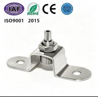 China Adjustable Height Stainless Steel U Bracket Cable Gripper for Dual Installation Ceiling Mount for sale