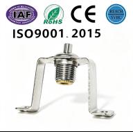 China External Thread U Type Cable Gripper Dual Installation for Stepless Height Adjustment Wire Rope Hanger for sale