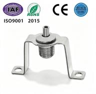 China External Thread U Type Cable Gripper Dual Installation for Stepless Height Adjustment Wire Rope Hanger for sale