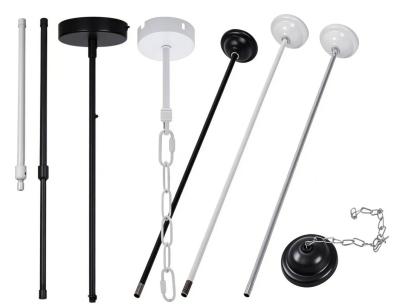 China Ceiling Canopy Art Cable Hanging System Top Sucking Disk with Supporting Rod for sale