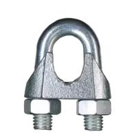 China U Shape Wire Rope Clip Metal Nickel Plated Easy Installation Hanging Hardware for sale