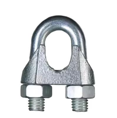 China U Shape Wire Rope Clip Metal Nickel Plated Easy Installation Hanging Hardware for sale