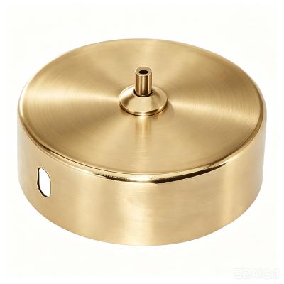 China 60mm 20mm Gold Ceiling Rose for Chandelier Metal Easy Installation for sale