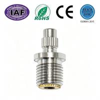 China Knurled Lock Cap Brass Cable Gripper for Stepless Height Adjustment Luminaire Suspension for sale