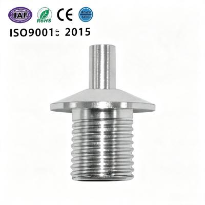 China Knurled Lock Cap External Thread Cable Gripper for Stepless Height Adjustment Suspended Lighting for sale