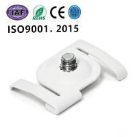 China White Powder Coated Profile Clamp Threaded Stud for Aluminum No Drilling Required for sale