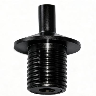 China Adjustable Height Black Plated Brass M10 Cable Gripper for 1.0mm 1.2mm 1.5mm 2.0mm Wire Rope Suspension Hardware for sale