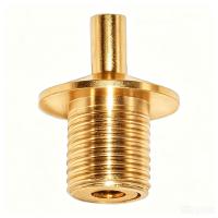 China Gold Plated Brass M10 1.0 Thread Cable Gripper for 1.0mm 1.2mm 1.5mm 2.0mm Wire Rope Suspension Hanging Kits for sale