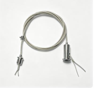 China Two Core Light Suspension Hanging Kits Braided Conductive Stainless 316 for sale