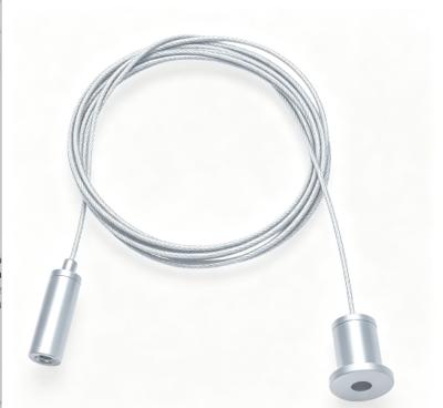 China Pearl Chromed Linear Light Suspension Hanging Kits Customized for sale
