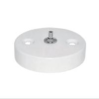 China 60mm 14mm White Ceiling Rose Two Cable Pass Holes for Chandelier for sale