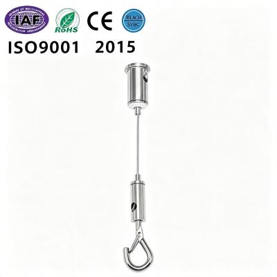 China Customized Panel Light Suspension Kit Adjustable With Spring Safety Hook for sale