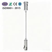 China Slotted Brass Cable Gripper Panel Light Suspension Kit with Stepless Adjustable Height for sale