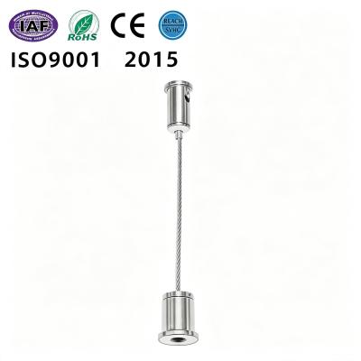 China Stainless Steel Wire Rope Suspension Kit Adjustable for Lighting Installation for sale
