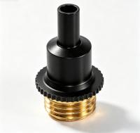 China Black Knurled Cable Grippers 5mm 8mm 10mm Threaded Shank Easy Installation for sale