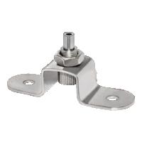 China Iron U Bracket Cable Gripper for 1.2mm 1.5mm 2.0mm Wire Rope for sale