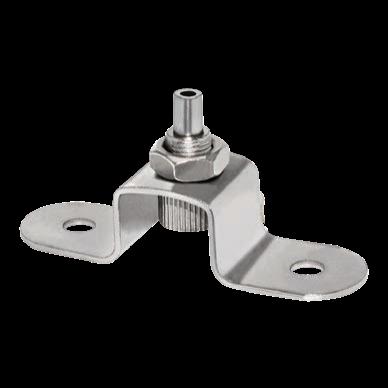 China Iron U Bracket Cable Gripper for 1.2mm 1.5mm 2.0mm Wire Rope for sale