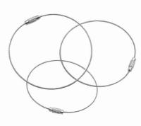 China 1.0mm Steel Wire Rope Assembly with Male Female Thread Lock for sale