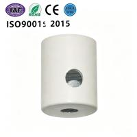 China White Painted Copper Iron Material Ceiling Mount Base Coupler for Steel Wire Rope Hanging for sale