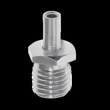 China M8 Hexagonal Brass Cable Grippers for 1.5mm 1.6mm Steel Wire Rope for sale