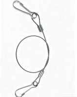China 1.2mm 300mm Stainless 304 Safety Cable 32mm Stainless 304 Hooks for sale