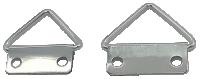 China Double Hole Triangle Hanging Bracket 20mm Center to Center Distance for sale