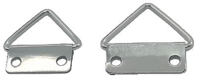 China Double Hole Triangle Hanging Bracket 20mm Center to Center Distance for sale